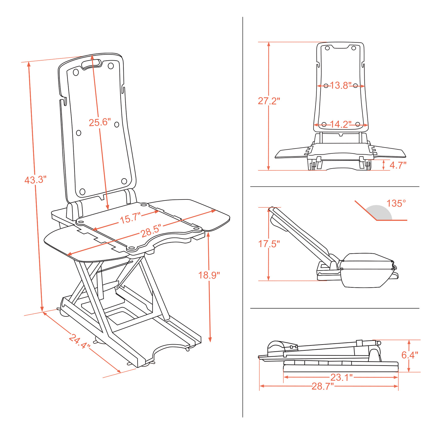 MCombo Electric Floor Lift for Elderly Falls, Bath Lift Chair with Pad