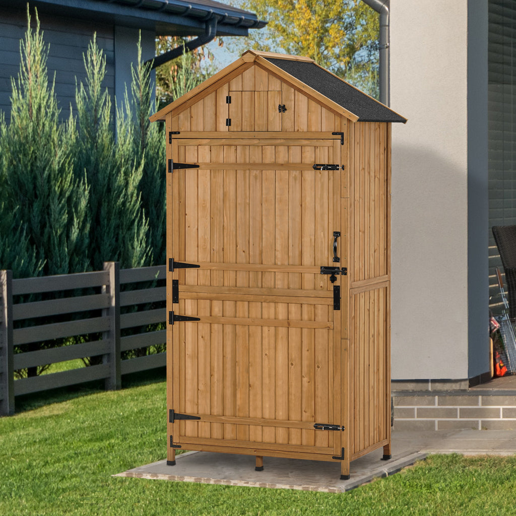 Mcombo Large Outdoor Storage Cabinet with Lock, Oversize Outdoor Stora ...